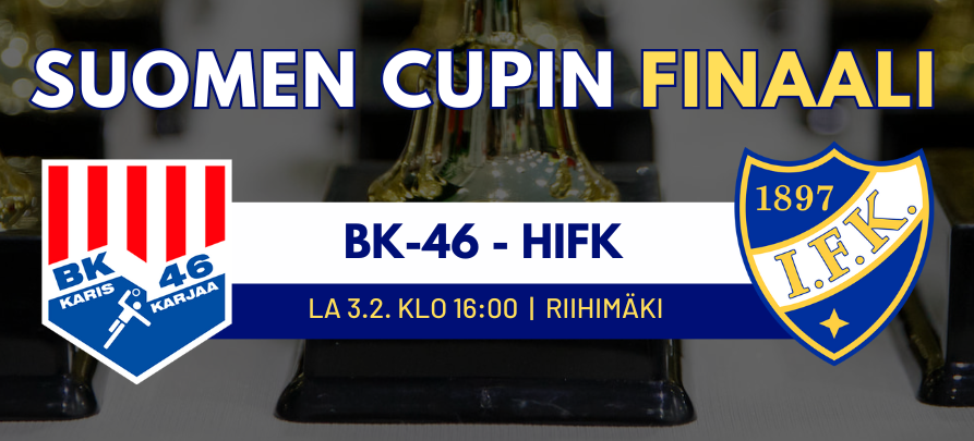 Suomen Cupin finaali lauantaina 3.2. - Idrottsföreningen Kamraterna ...